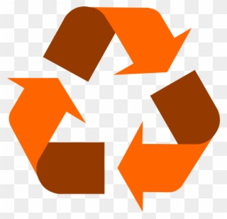 Orange Recycling Symbol - Recycle Logo Orange Clipart (#7303) - PinClipart