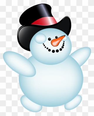 Openclipart - Snowman With No Background - Png Download (#19977 ...