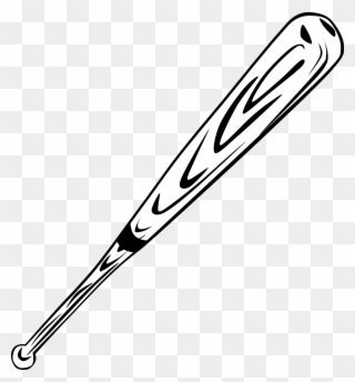 Baseball Bat Header - Baseball Bat Vector Png Clipart (#102529 ...