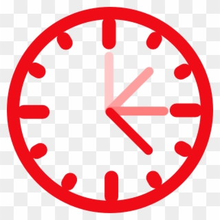 Free Awesome Clipart Pictures - Clock Vector Png Red Transparent Png ...