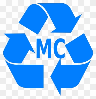 Blue Recycling Logo Svg Clip Arts 582 X 599 Px - Png Download - Full ...