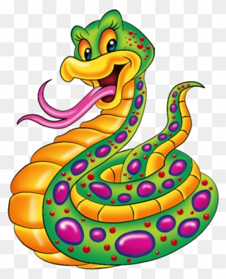 Discover - Cartoon Evil Snake Transparent Clipart (#1210044) - PinClipart
