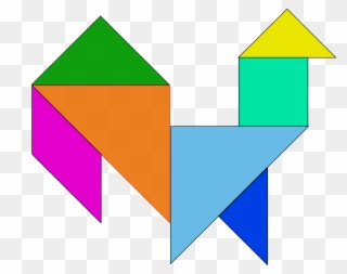 Tangram Hen Clipart (#1257401) - PinClipart