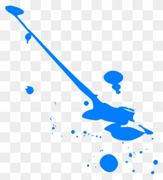 Blue Paint Splash Png - Blue Paint Splatter Clip Art Transparent Png ...