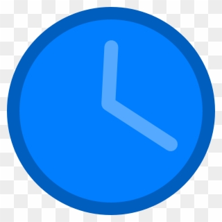 Clocks Clipart Blue - Blue Clock Icon - Png Download - Full Size ...