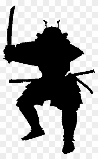 Samurai Silouette Copy - Samurai Gif No Background Clipart - Full Size ...