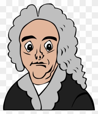 George Frideric Handel Cartoon Clipart - Full Size Clipart (#1416254 ...