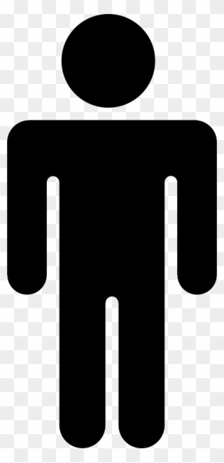 Users Male Icon - Stickman Clipart Black And White - Png Download ...