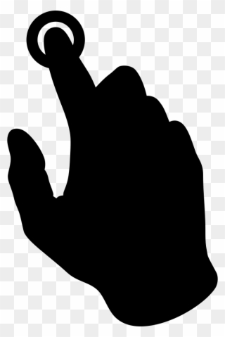 Finger Clipart Finger Press - Icon - Png Download - Full Size Clipart ...