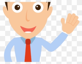 Photos Clipart Man - Hello Cartoon Png Transparent Png - Full Size ...
