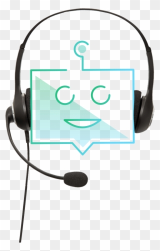 Chatbotheadsetgraphic2x - Agent Bots Clipart (#1544518) - PinClipart