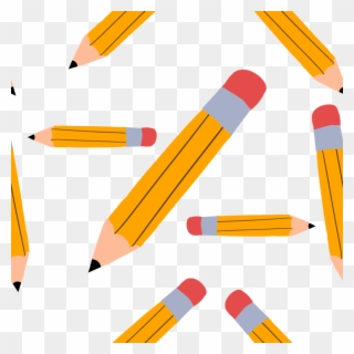 Pencil Clipart Glitter - Pencils Pattern - Png Download (#1630851 ...
