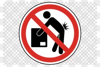 Do Not Lift Sign Clipart Label No Symbol Clip Art - Clip Art - Png ...