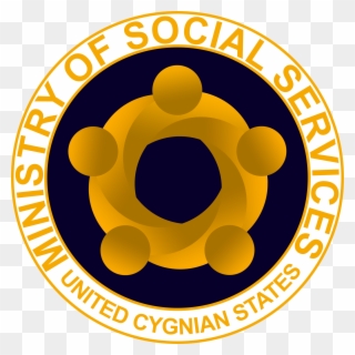 Seal Of The Cygnian Ministry Of Social Services - Karate Clipart - Full ...