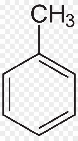 File - Toluol - Svg - Formule Semi Développée Toluène Clipart (#1687615 ...