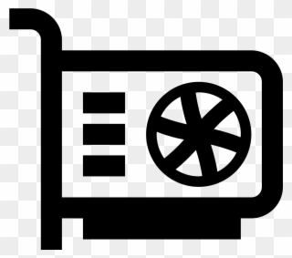 Video Card Icon - Grafikkarte Icon Png Clipart (#1724869) - PinClipart