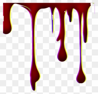 Blood Slime Drip Dripping Halloween Glitch - Clip Art - Png Download ...