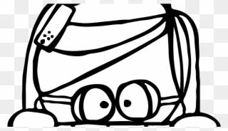 Black And White Melonheadz Student Clipart (#1855663) - PinClipart