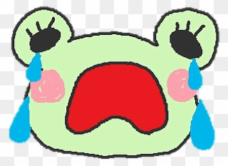 Frog Cute Kawaii Sad Crying Tears Clipart (#1873280) - PinClipart