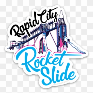 Download Rapid City Rocket Slide Sticker Clipart (#1879376) - PinClipart
