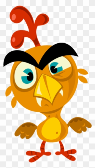 Angry Chicken Games - Cartoon Clipart (#1895608) - PinClipart