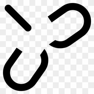 Broken Link Filled Icon - Icon Clipart - Full Size Clipart (#1936477 ...