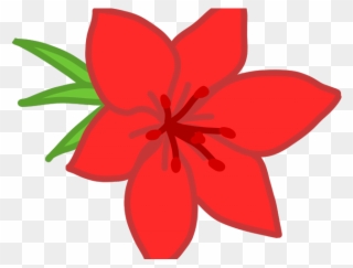 Red Flower Clipart Red Thing - Red Flowers Cartoon - Png Download ...