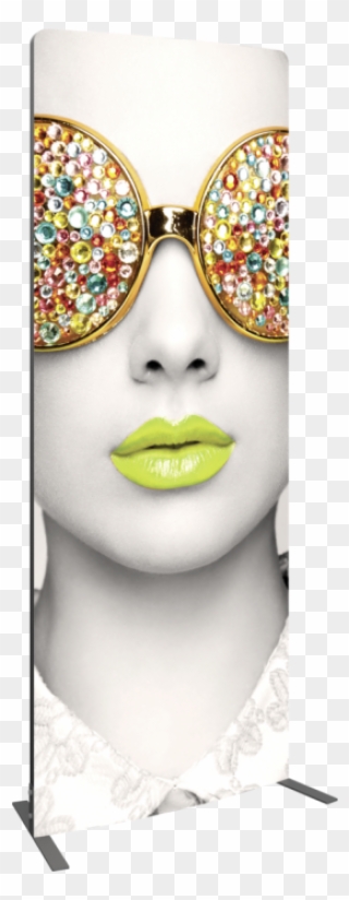 Vector Frame Curved 01 Fabric Banner Display - Curve Clipart - Full ...