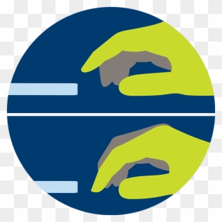 A Hand Demonstrates A Tapping Motion To Indicate A Clipart (#2074604 ...