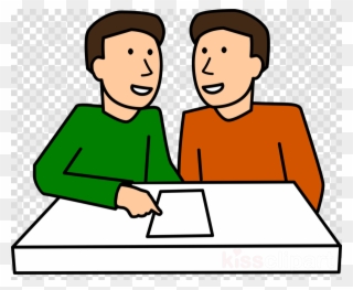 Two Students Clipart Student Clip Art - Partner Clipart Png Transparent ...
