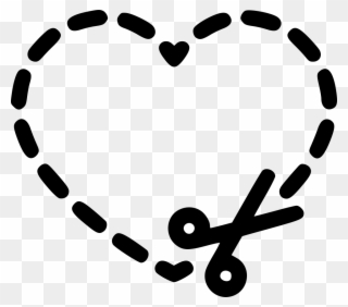 Png File - Scissors Heart Clipart (#2153146) - PinClipart