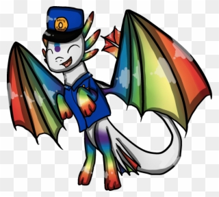 Police Dragon Colorido By Babywitherboo Clipart (#223045) - PinClipart