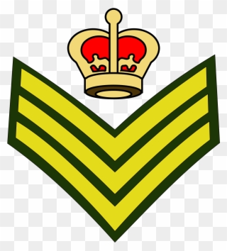 Colour Sergeant Rank Insignia , Contemporary Royal Clipart (#2204133 ...