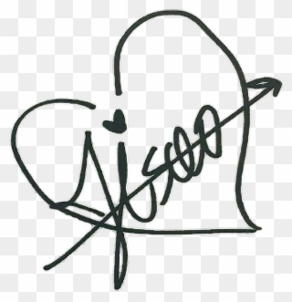 Jisoo Blackpinkjisoo Blackpink Blink Signature Signatur Clipart ...