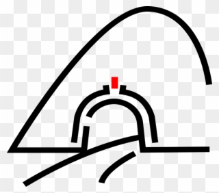 Svg Transparent Download Tunnel With Highway Roadway Clipart (#2283628 ...