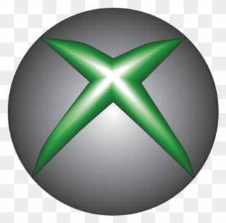 The Xbox Symbol Was Made Using A Circle With A Gradient Clipart ...