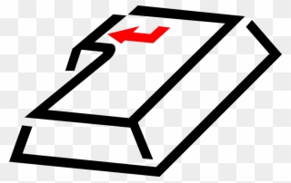 Vector Illustration Of Computer Keyboard Enter Key Clipart (#2408279 ...