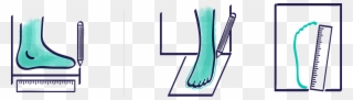 How To Measure Your Feet Clipart (#2425861) - PinClipart
