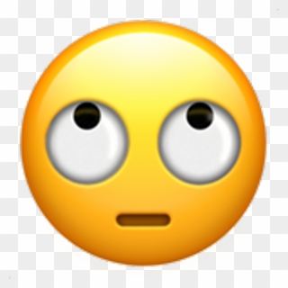 Annoyed Rollingeyes Emoji Smile Smileyface Fun Laugh Clipart (#2456421 ...