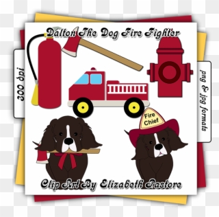 Firefighter Dog Clip Art Consist Of Images - Firefighter - Png Download ...