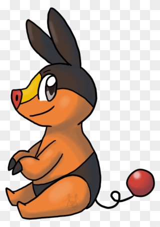 Sitting Tepig By Inkblot Rabbit On Deviantart Pokemon Clipart - Full ...