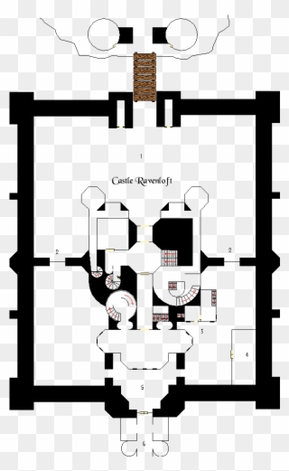 Castle Ravenloft Map Clipart (#2588745) - PinClipart