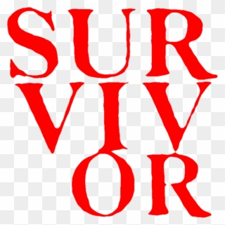 Aesthetic Text Quote Red Survivor Survive Freetoedit Clipart - Full ...