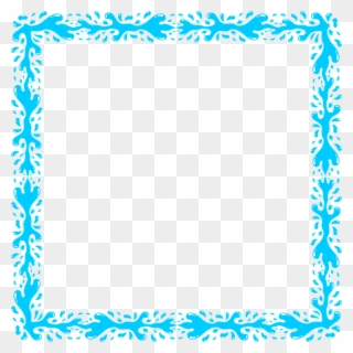 Download Transparent Blue Frame Png Clipart Clip Art - Border Image Png ...