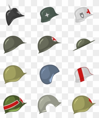 Ww2 Helmet Icons By Student Bradley Carlson Clipart (#2806880) - PinClipart