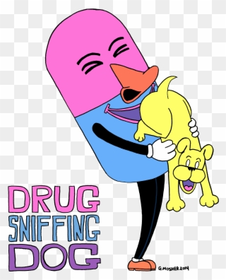 A Salute To Dogs And The Drugs That Love To Sniff Them Clipart ...