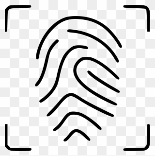 Fingerprint Scanning Authorization Security Scanner Clipart (#2975923 ...