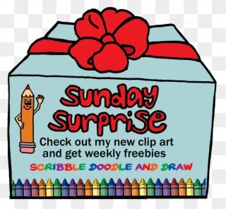 Sunday Surprise New Clip Art And Weekly Freebies For - Clip Art - Png ...