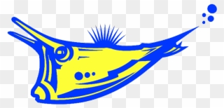 Final Logo Cowfish No Bckgrnd Yellow Blue 1 Clipart (#3032458) - PinClipart