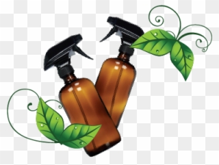 16 Oz Amber Glass Spray Bottle For Essential Oils And Clipart - Full ...